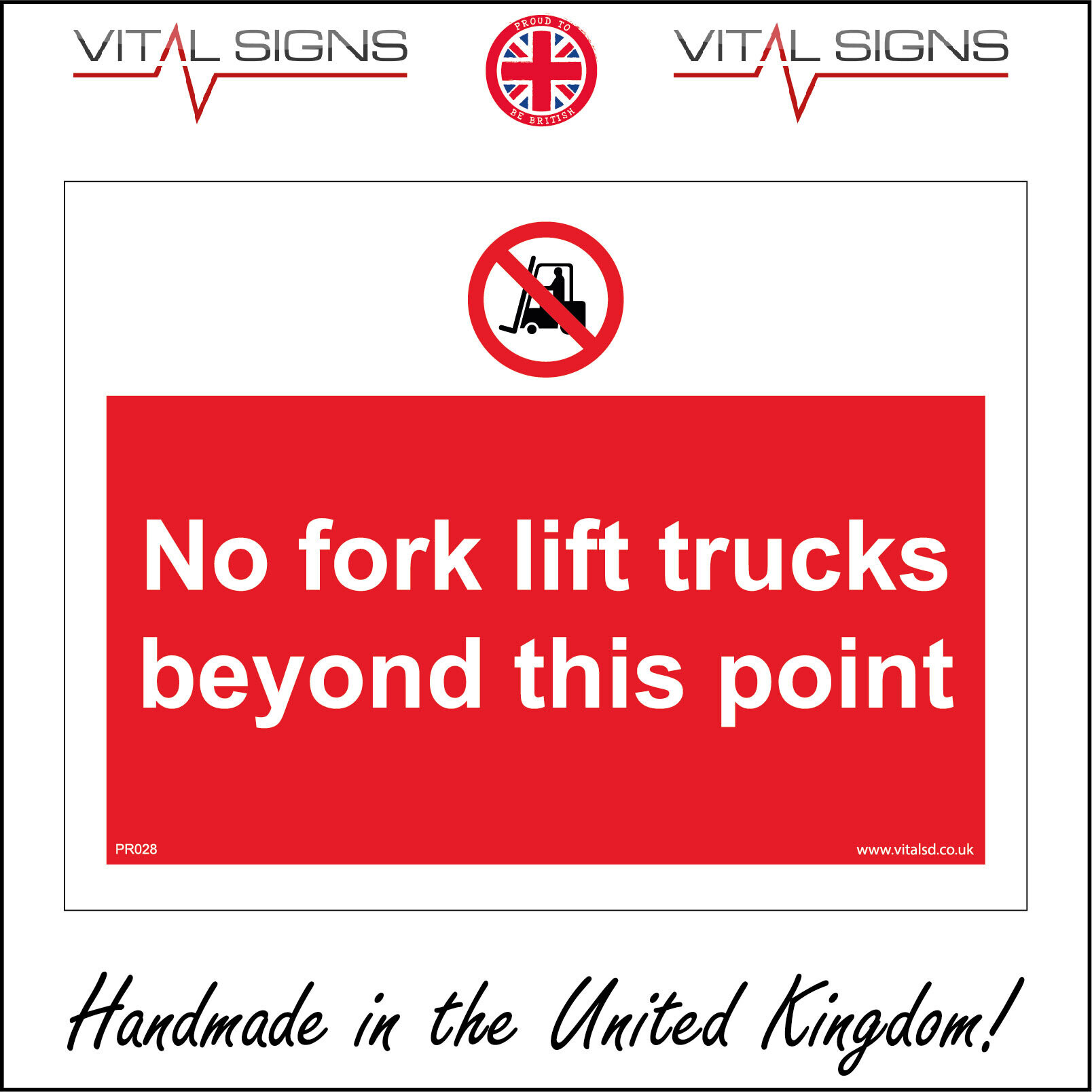 (200 x 150mm - 8 x 6, Sticker / Sav - White Background) PR028 No Fork ...