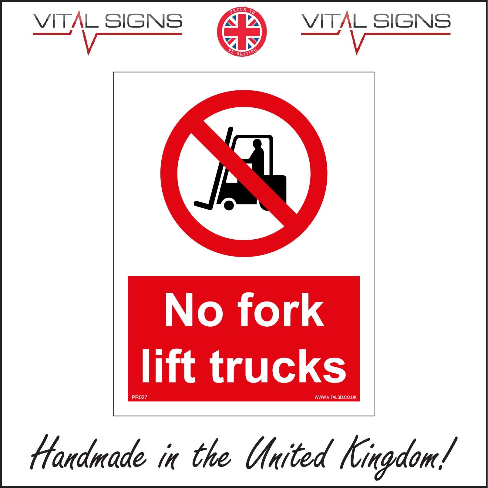 (150 x 200mm - 6 x 8, Sticker / Sav - White Background) PR027 No Fork ...