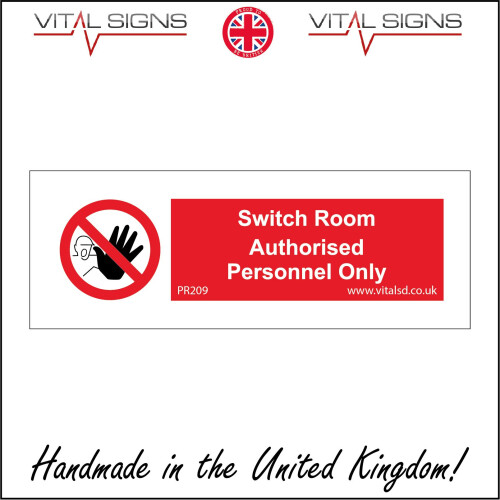 (450 x 150mm - 18 x 6, Magnetic - Vehicle Grade) PR209 Switch Room ...