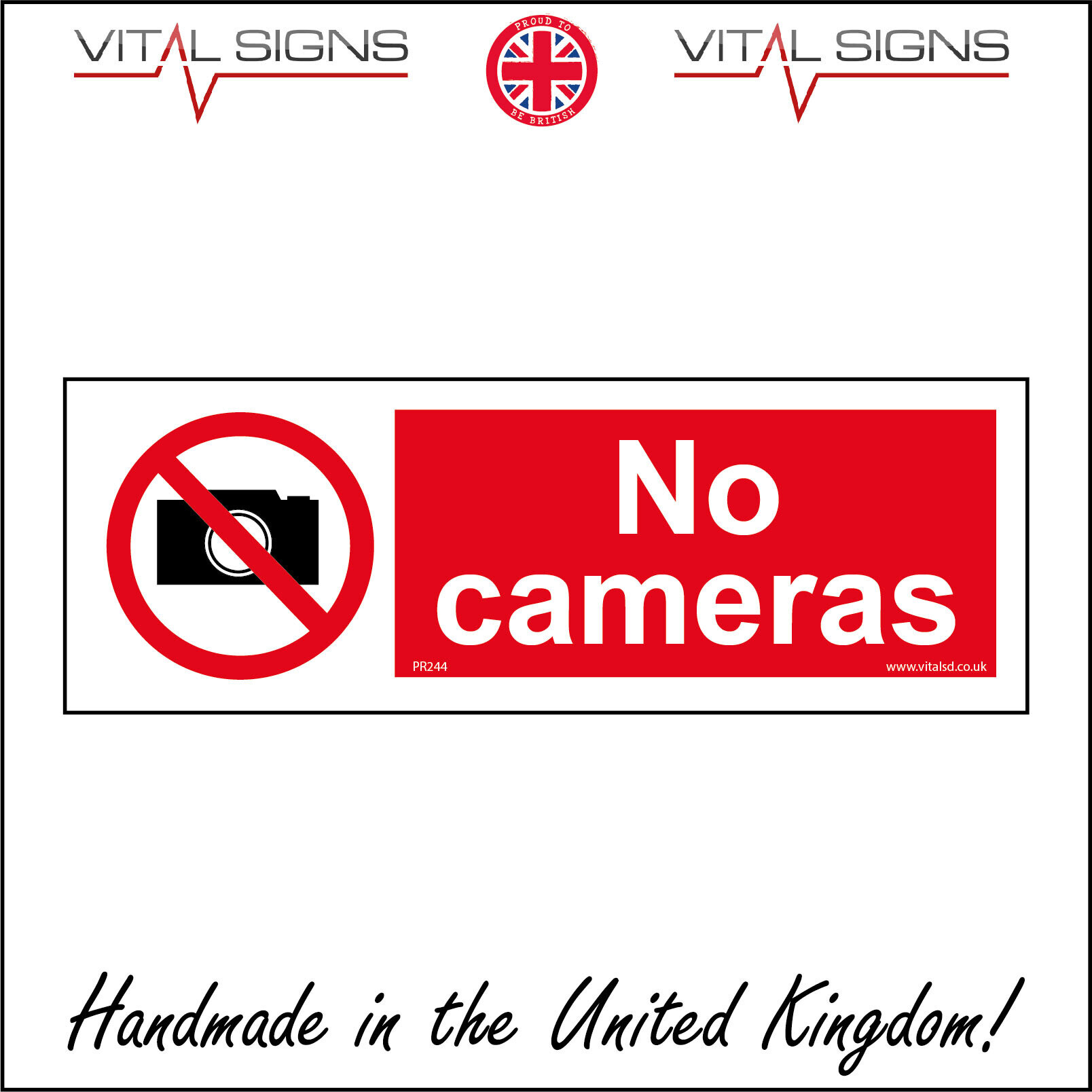 (450 x 150mm - 18 x 6, Sticker / Sav - White Background) PR244 No ...