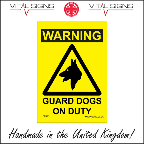 (100 x 150mm - 4 x 6, Sticker / Sav - White Background) SE006 Warning ...