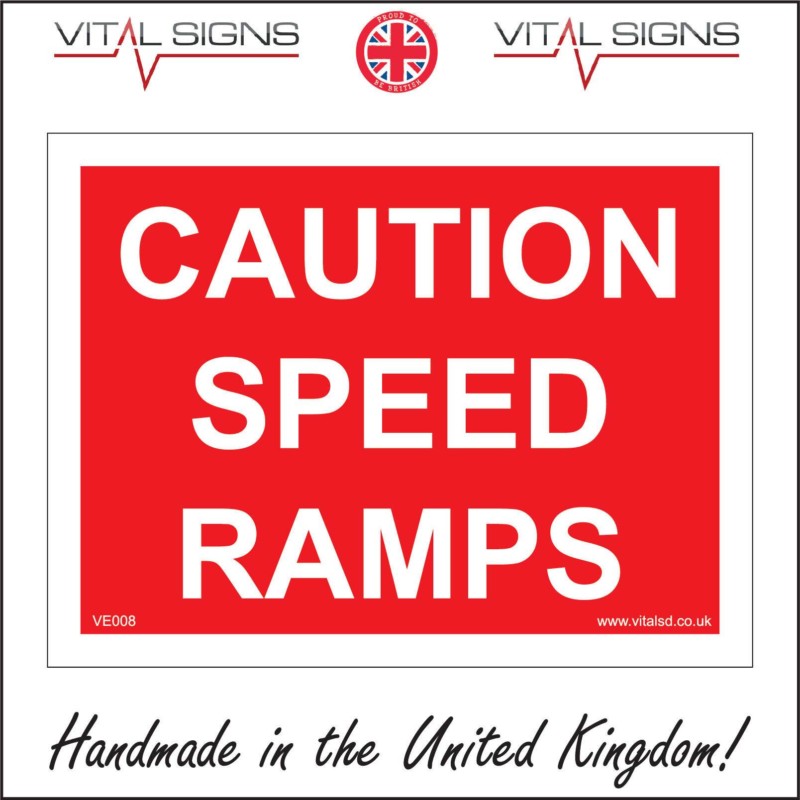 (400 x 300mm - 16 x 12, Sticker / Sav - White Background) CAUTION SPEED ...