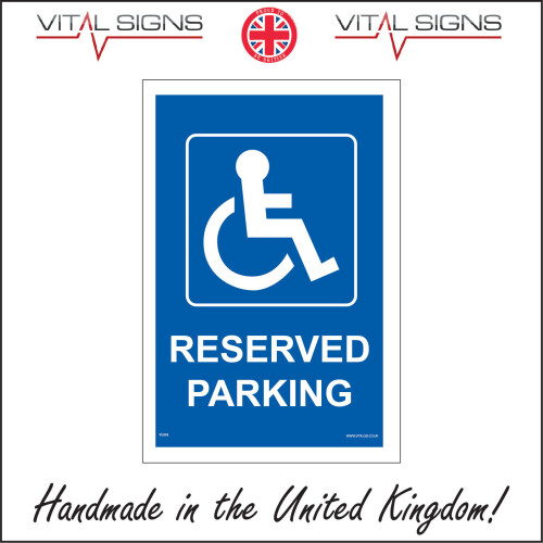 (400 x 600mm - 16 x 24, Dibond / Composite Aluminium) RESERVED PARKING ...