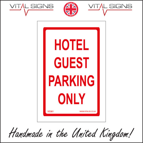 (400 x 600mm - 16 x 24, Dibond / Composite Aluminium) HOTEL GUEST ...