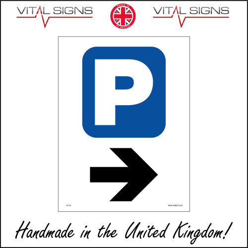 (150 x 200mm - 6 x 8, Sticker / Sav - White Background) PARKING RIGHT ...