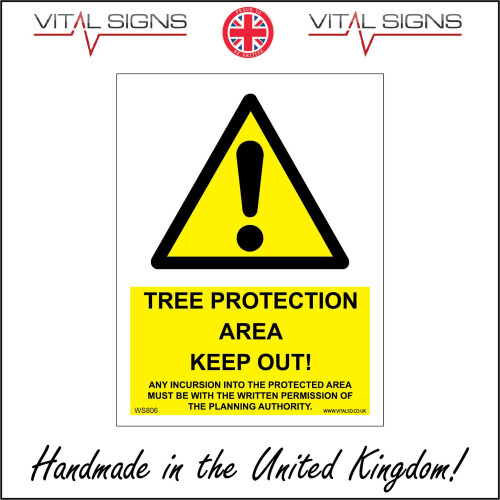 (450 x 600mm - 18 x 24, Dibond / Composite Aluminium) TREE PROTECTION ...