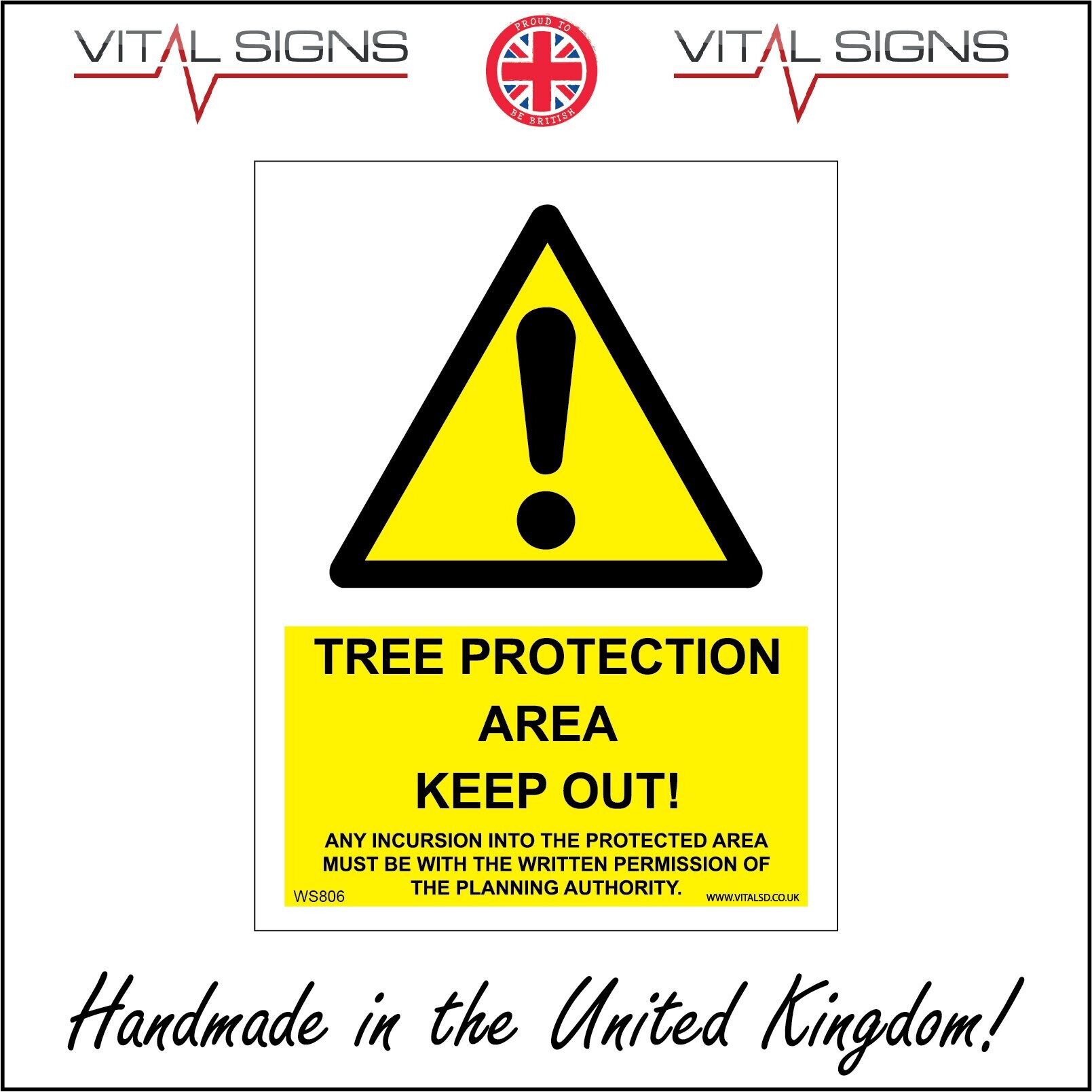 (450 x 600mm - 18 x 24, Dibond / Composite Aluminium) TREE PROTECTION ...