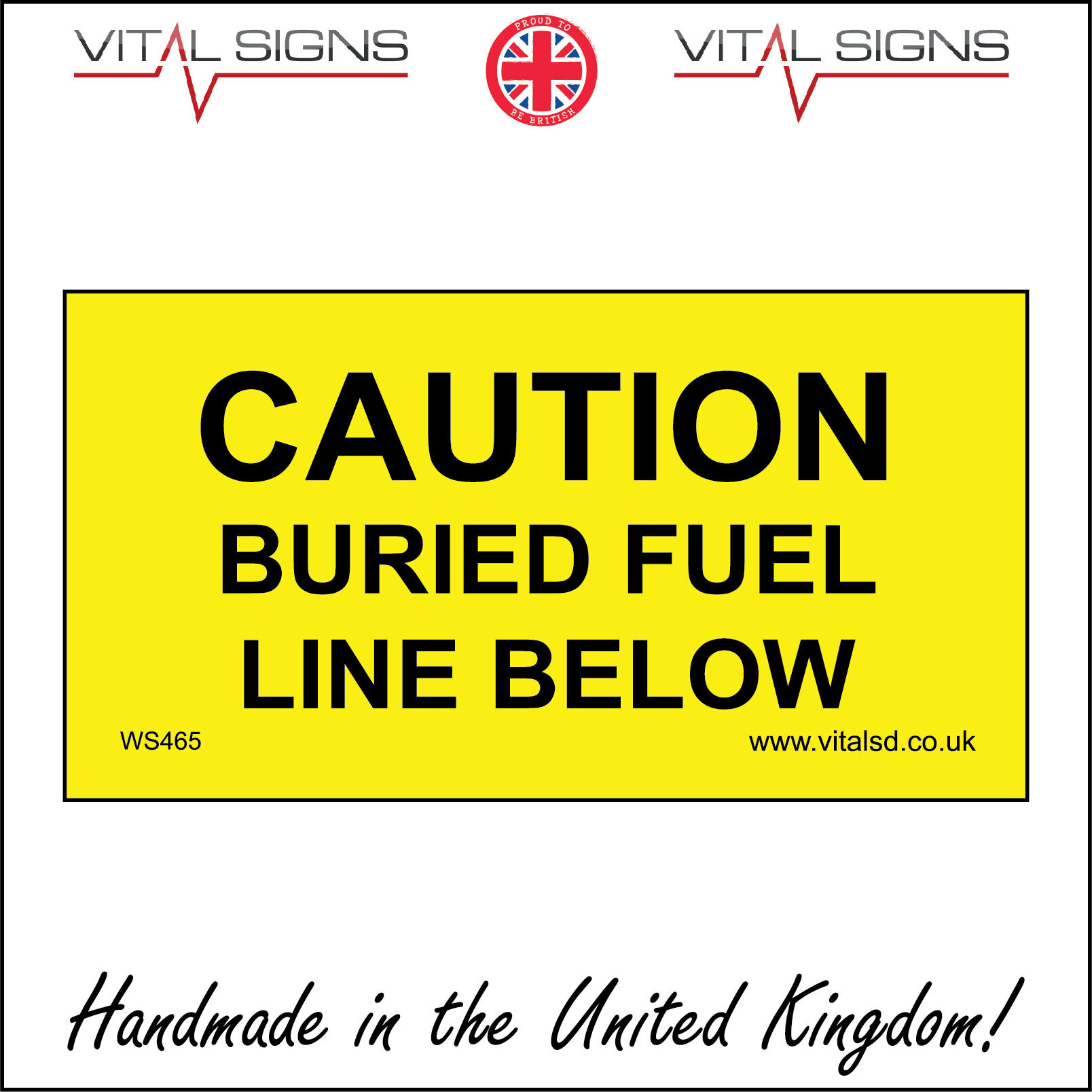 (600 x 300mm - 24 x 12, Sticker / Sav - White Background) CAUTION ...