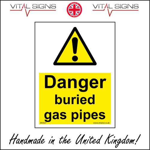 (450 x 600mm - 18 x 24, Sticker / Sav - White Background) WS927 Danger ...