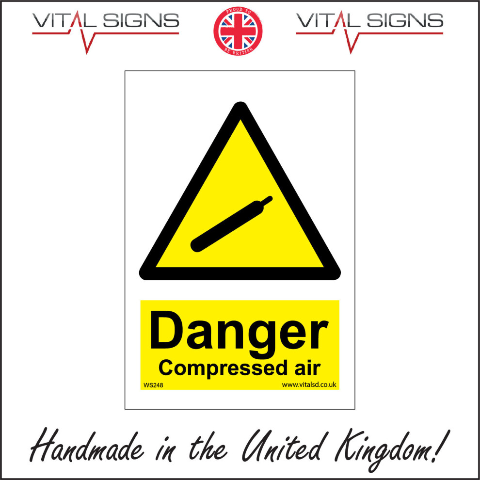 (450 x 600mm - 18 x 24, Sticker / Sav - White Background) DANGER ...