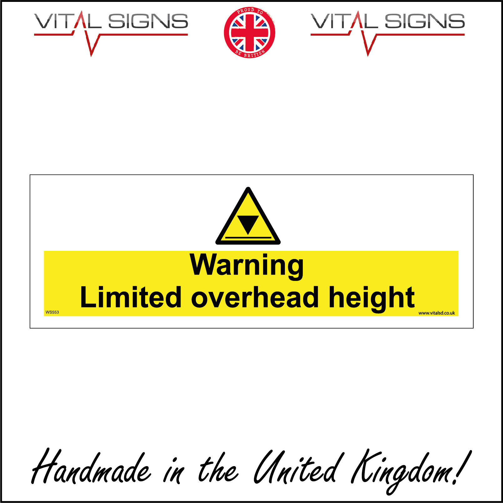 (300 x 100mm - 12 x 4, Sticker / Sav - White Background) WARNING ...