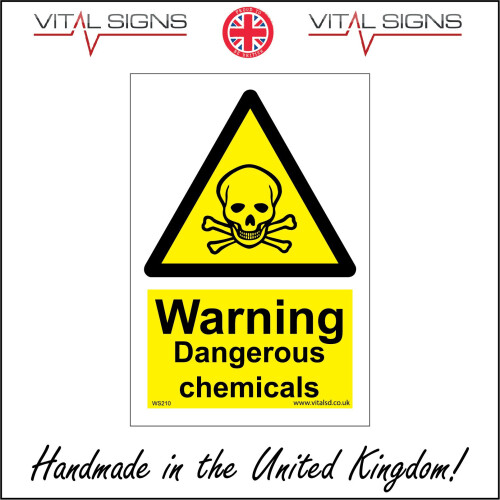 (150 x 200mm - 6 x 8, Dibond / Composite Aluminium) WARNING DANGEROUS ...