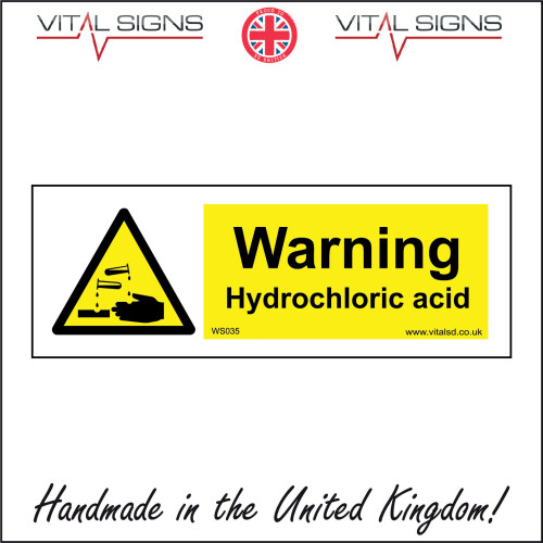 (600 x 200mm - 24 x 8, Sticker / Sav - White Background) WS035 WARNING ...
