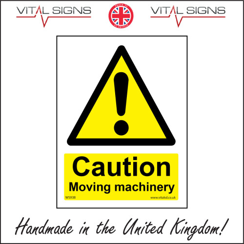 (200 x 300mm - 8 x 12, Sticker / Sav - White Background) WS938 Caution ...