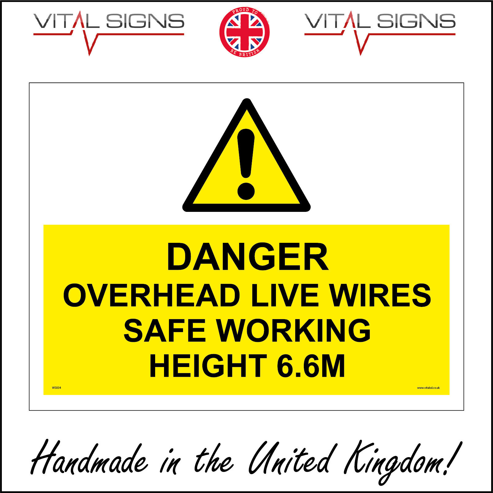 (400 x 300mm - 16 x 12, Sticker / Sav - White Background) DANGER ...