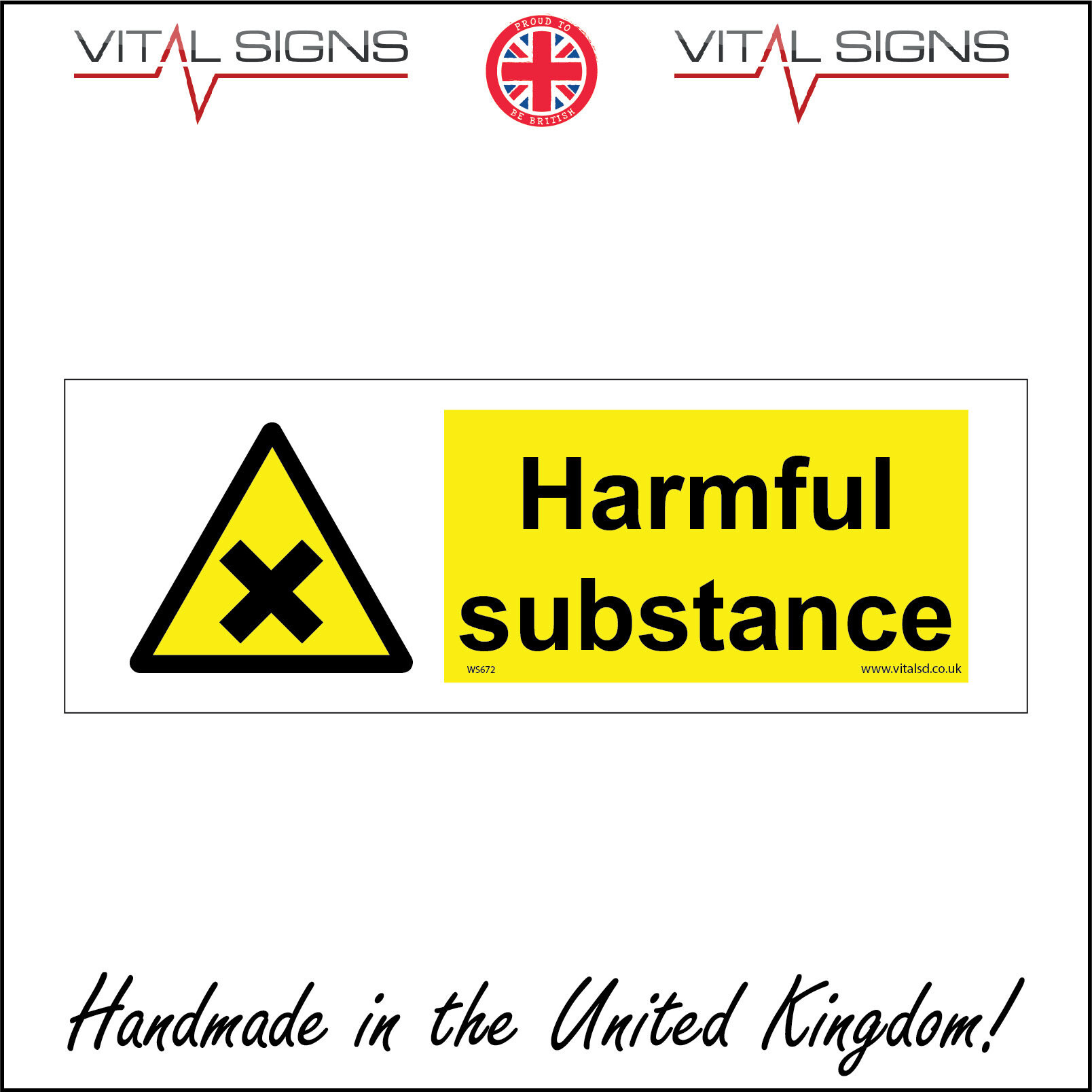 (600 x 200mm - 24 x 8, Clear Sticker / Sav - See Through) HARMFUL ...
