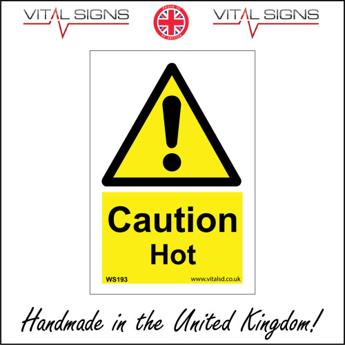 (150 x 200mm - 6 x 8, Sticker / Sav - White Background) WS193 Caution ...