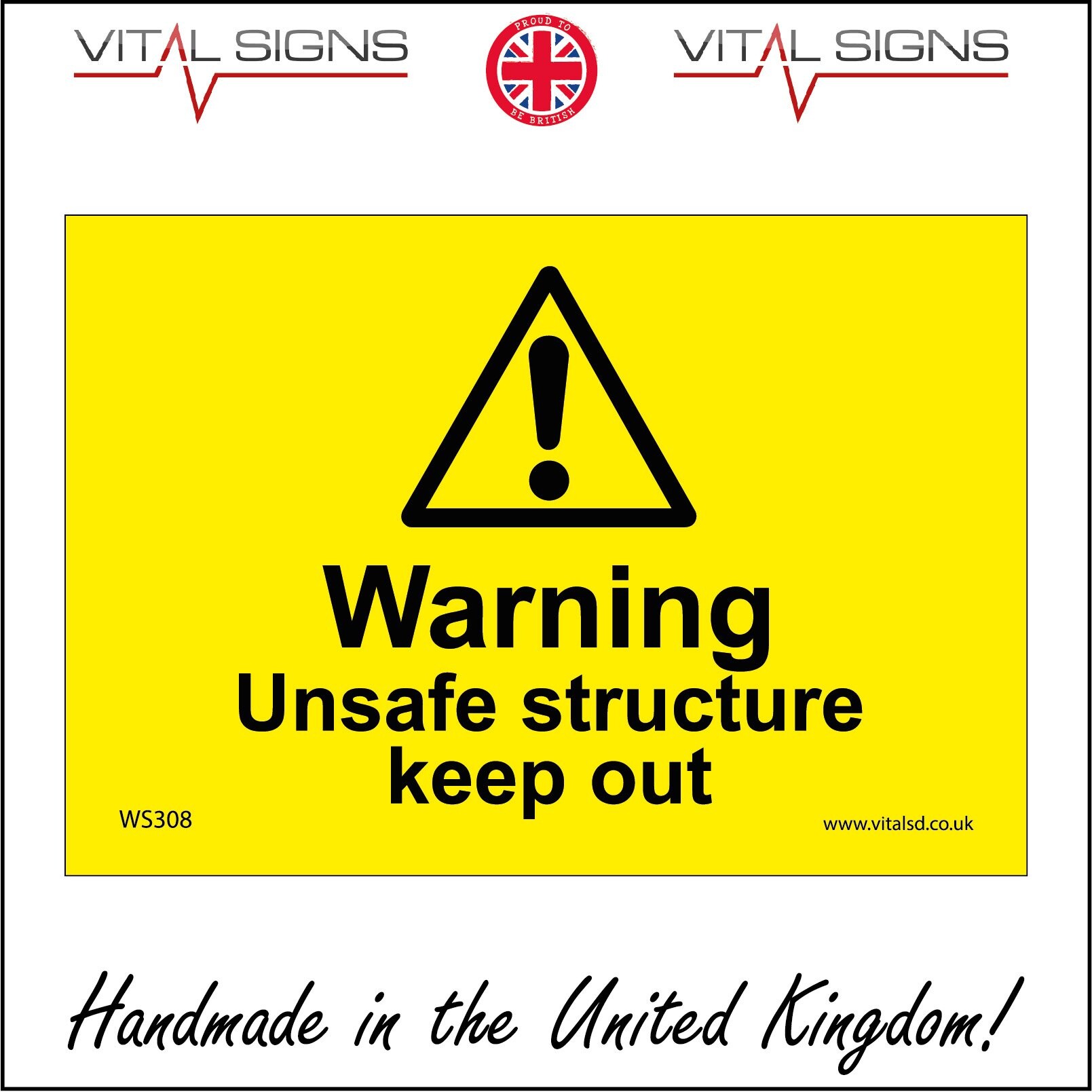 (600 x 400mm - 24 x 16, Magnetic - Vehicle Grade) WARNING UNSAFE ...