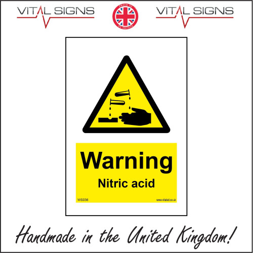 (100 x 150mm - 4 x 6, Sticker / Sav - White Background) WS036 WARNING ...