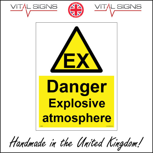 (400 x 300mm - 16 x 12, Sticker / Sav - White Background) DANGER ...