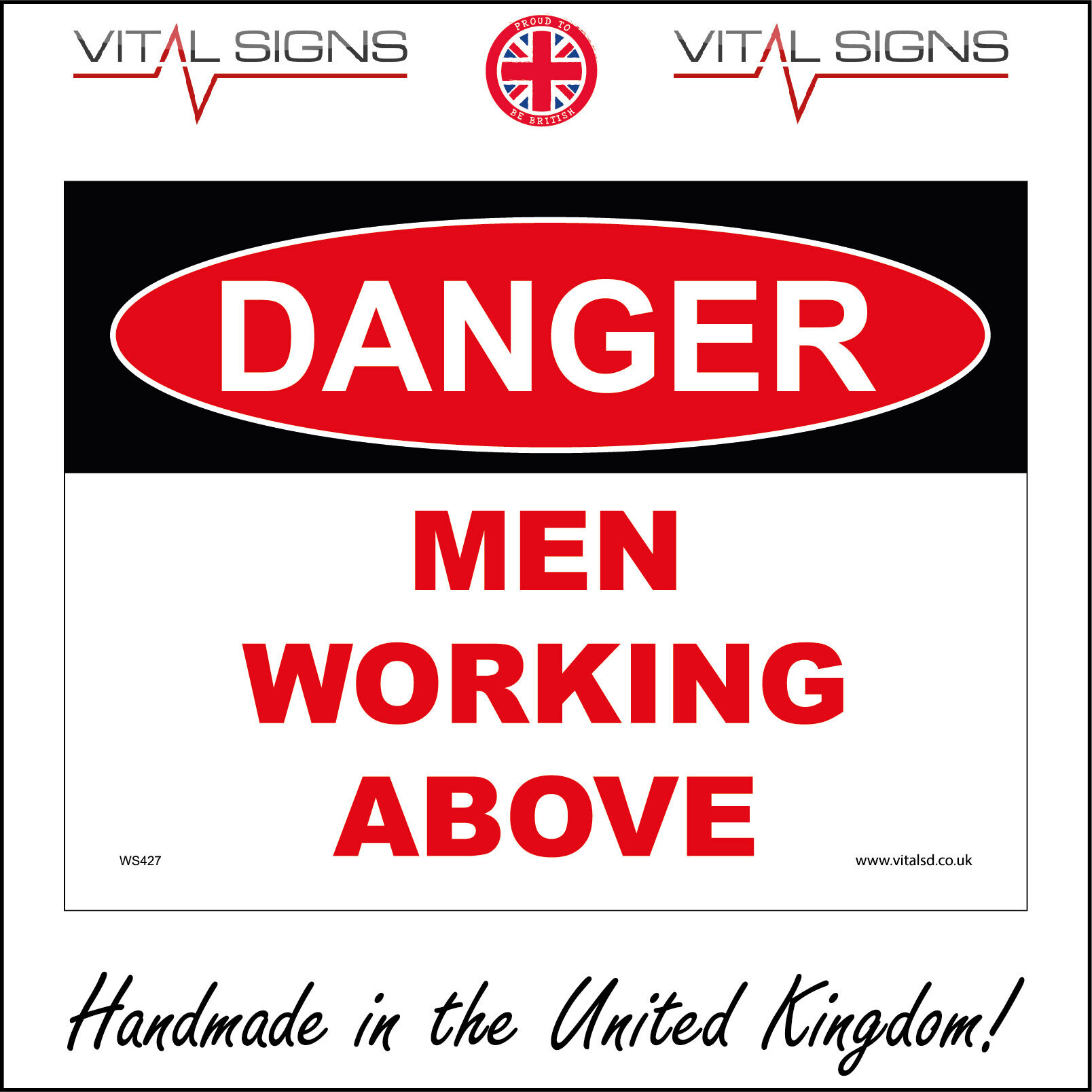 (300 x 200mm - 12 x 8, 3mm Standard Foamex Foamboard) DANGER MEN ...