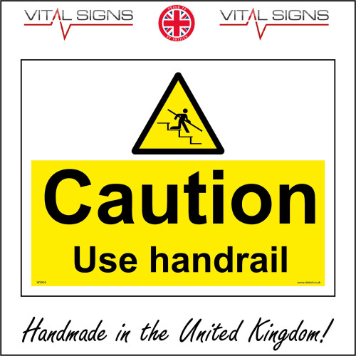 (600 x 450mm - 24 x 18, Sticker / Sav - White Background) WS934 Caution ...