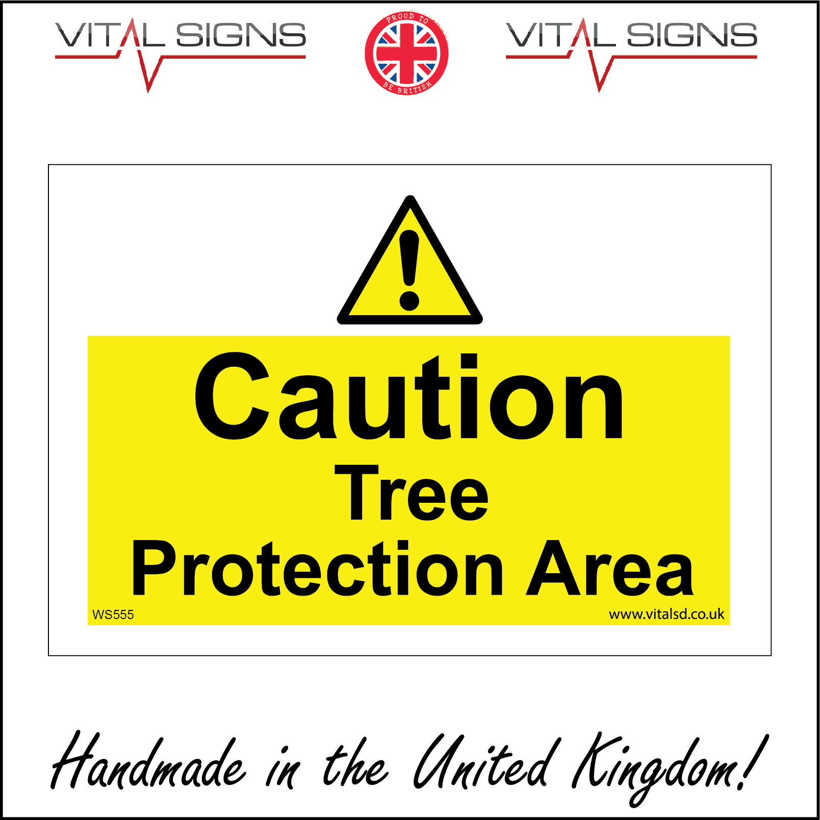 (200 x 150mm - 8 x 6, 5mm Heavy Duty Foamex Foamboard) CAUTION TREE ...