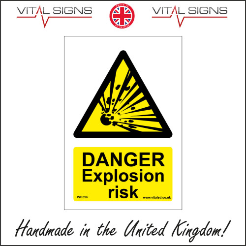 (200 x 300mm - 8 x 12, Sticker / Sav - White Background) DANGER ...