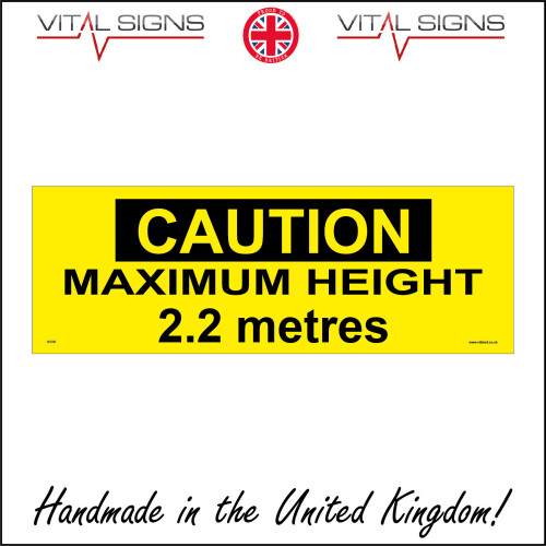 (300 x 100mm - 12 x 4, Sticker / Sav - White Background) WS981 Caution ...