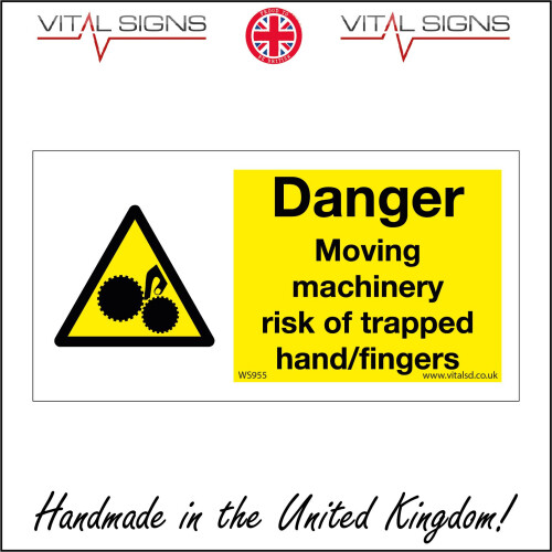(600 x 300mm - 24 x 12, Dibond / Composite Aluminium) WS955 Danger ...