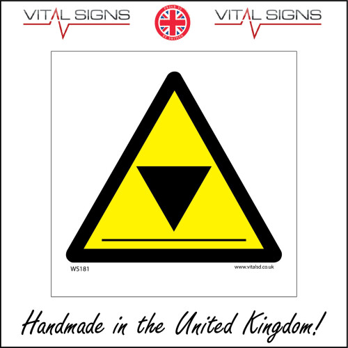 (200 x 200mm - 8 x 8, Magnetic - Vehicle Grade) WS181 Low Headroom SIGN ...