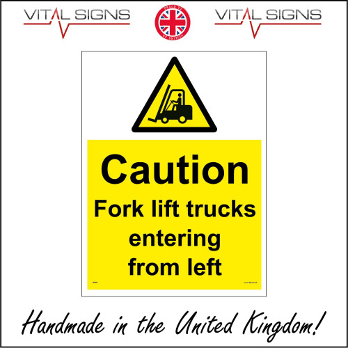 (150 x 200mm - 6 x 8, Magnetic - Vehicle Grade) CAUTION FORK LIFT ...