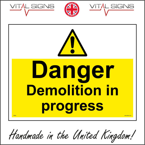 (400 x 300mm - 16 x 12, Sticker / Sav - White Background) WS993 Danger ...