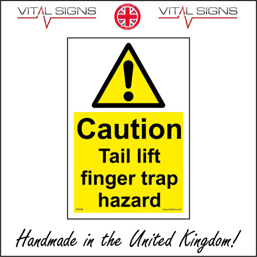 (150 x 200mm - 6 x 8, Sticker / Sav - White Background) WS998 Caution ...