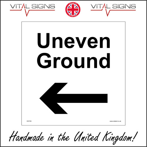 (300 x 300mm - 12 x 12, Dibond / Composite Aluminium) UNEVEN GROUND ...