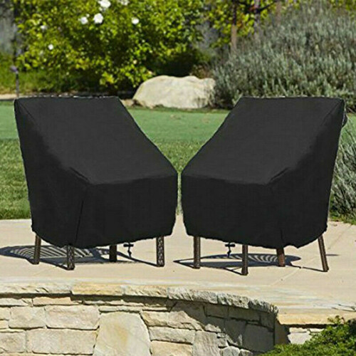 Waterproof Stacking Chair Cover Outdoor Garden Patio Funiture Storage ...