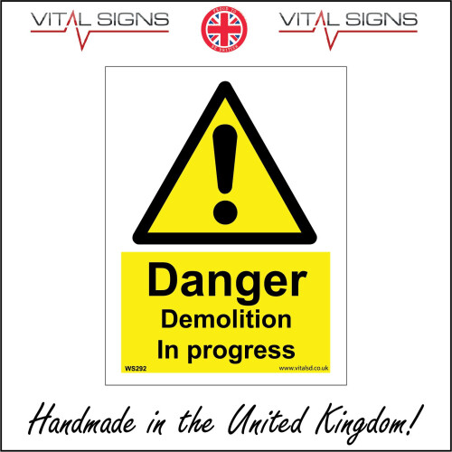 (150 x 200mm - 6 x 8, Sticker / Sav - White Background) DANGER ...