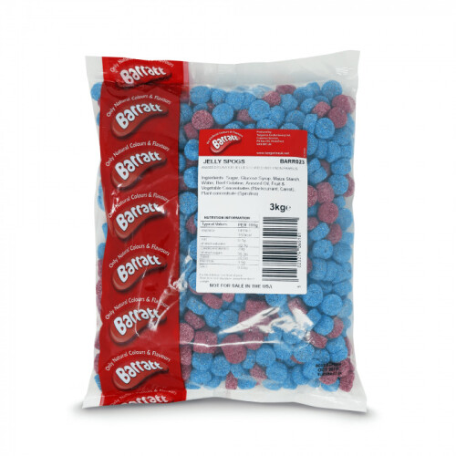 Full 3kg Bag of Barratt Jelly Spogs Sweets on OnBuy