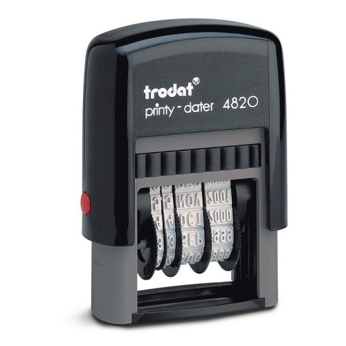 Trodat Printy 4820 Refillable Line Dater Stamp 4mm Black on OnBuy