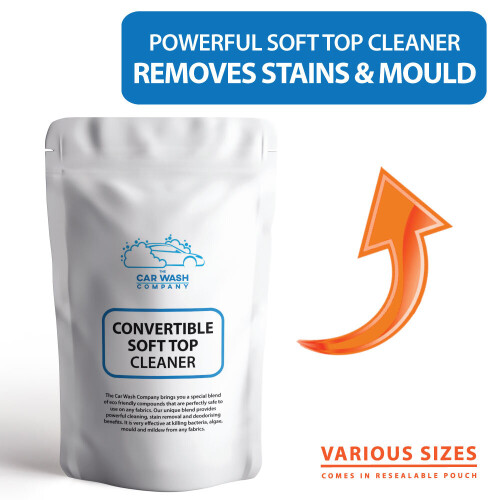 SOFT TOP Cleaner Convertible Roof STAIN & MOULD REMOVER - Fabric Canvas ...