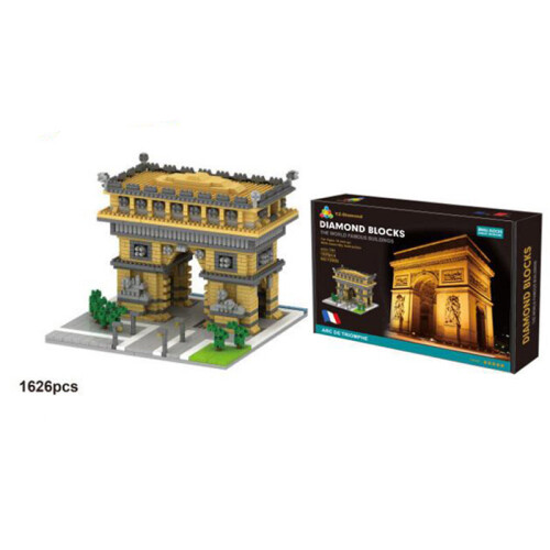 Arc De Triomphe Model Architecture Building Block Set Nano-Mini Building Blocks DIY Toys on OnBuy