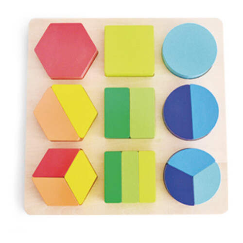 Wooden Shape Sorter Puzzle | Colourful Educational Board Game on OnBuy
