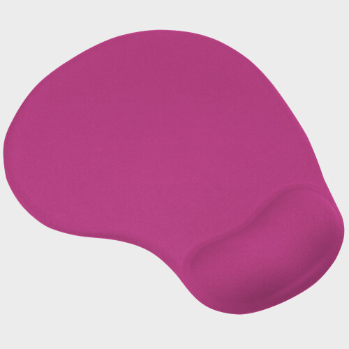 TRIXES Hot Pink Mouse Mat Pad with Comfort Gel Wrist Rest Support for ...