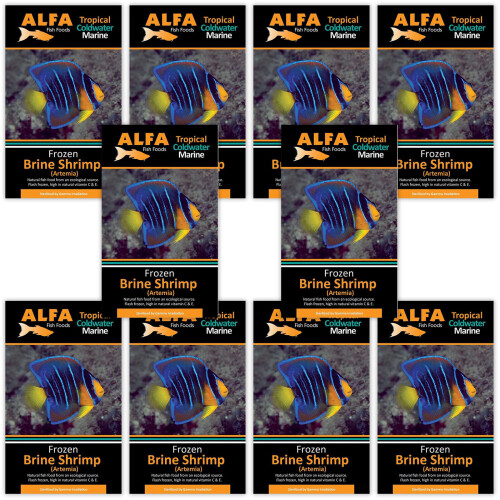 (x10) Alfa Frozen Brine Shrimp / Artemia on OnBuy