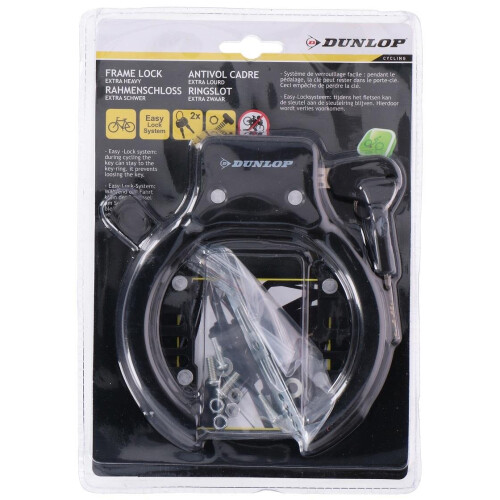 Bicycle lock frame lock ring lock bicycle 2 keys 15x13x2cm on OnBuy