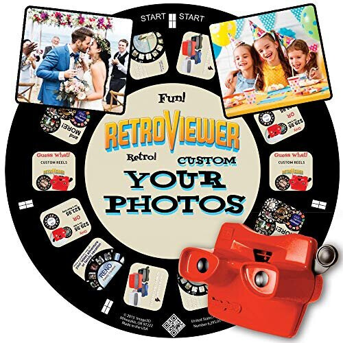 Image3D Custom Viewfinder Reel Plus Red RetroViewer Viewfinder for Kids ...