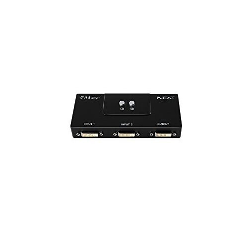 DVI 2 Port Manual Switcher Selector Switch Box Monitor Single Mode ...