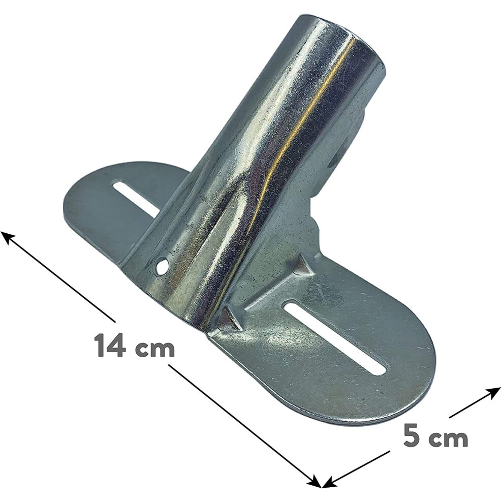 Heavy Duty Metal Broom Brush Handle Bracket with Adjustable Brace ...