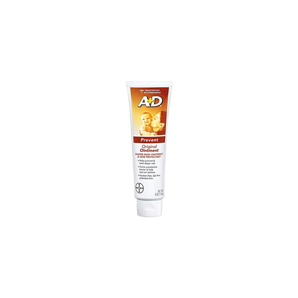 A+D Original Diaper Rash Ointment Baby Skin Protectant With Lanolin and ...