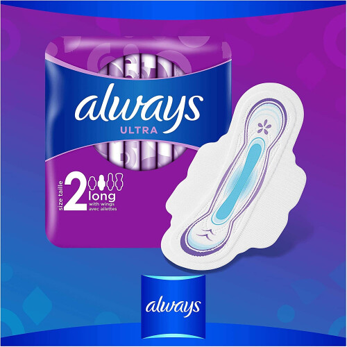 Always Ultra Instant Dry Pads, Long, Size 2, 48 on OnBuy